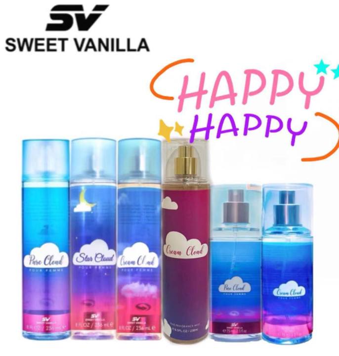 Sweet Vanilla Pure Cloud/Star Cloud/Cream Cloud POUR FEMME Fine ...
