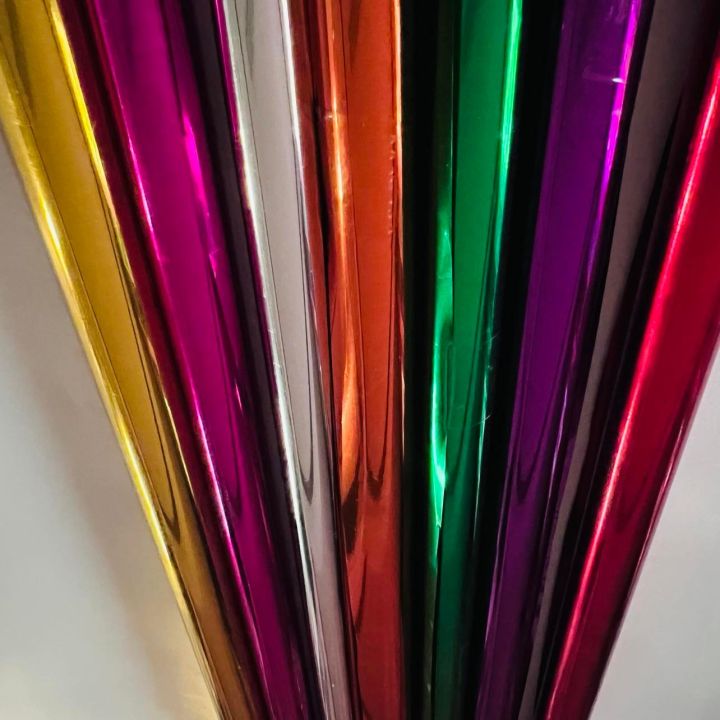 METALLIC FOIL 63cm x 500cm (0.63 meter x 5meters) | Lazada PH