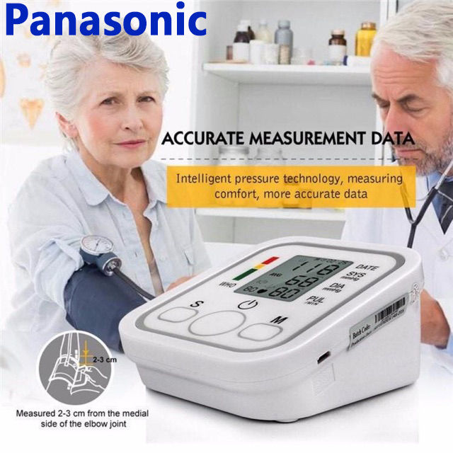 (Free Battery) Panasonic Electronic Digital Automatic Arm Blood ...