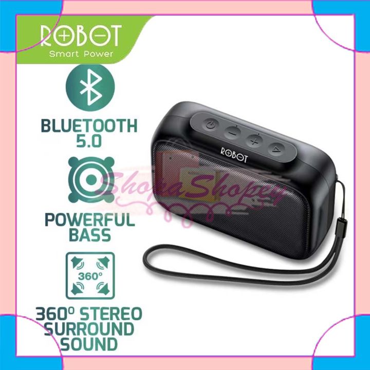 ROBOT RB110 Speaker Bluetooth Mini Portable 5.0 Support Micro SD & USB - Garansi Resmi 1 Tahun ...