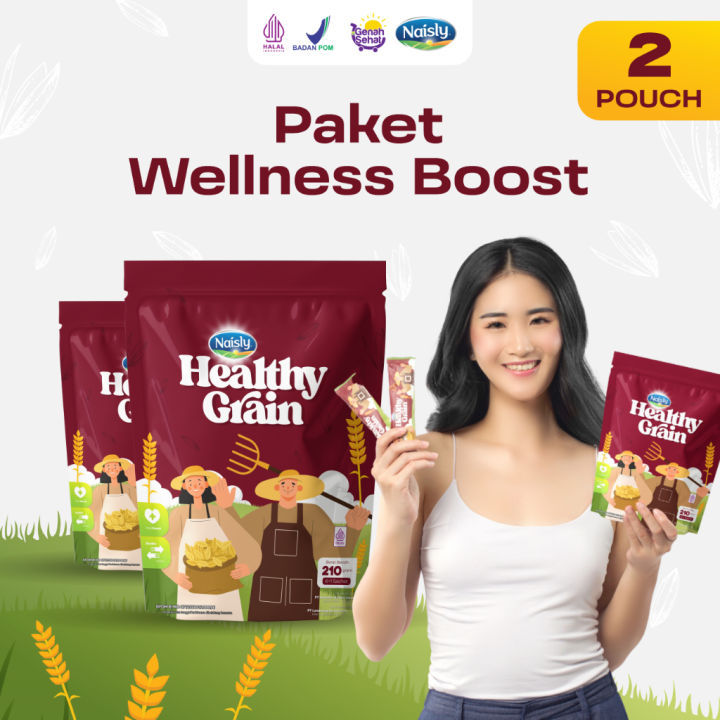HealthyGrain Minuman oat dengan 7 Multigrain & Inulin untuk Hipertensi ...