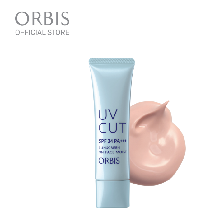 ORBIS UV CUT Sunscreen on Face (Moist Type) 35g พร้อมส่ง ออบิส ยูวี ซันสกรีน ครีมกันแดดเนื้อบาง ...