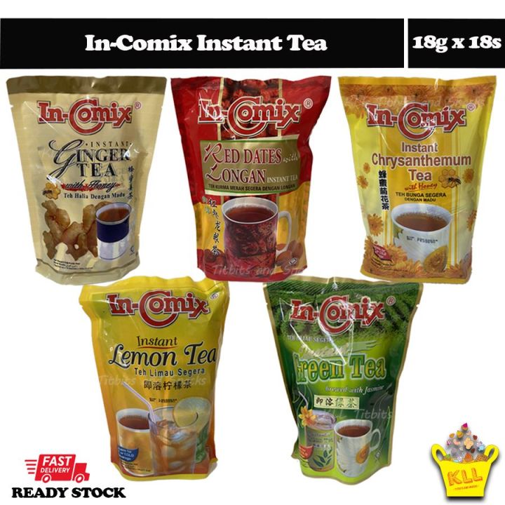 In-Comix Instant Tea Sachet 18g x 18sachets | Lazada