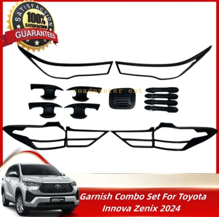 Garnish Combo Set For Toyota Innova Zenix 2023 to 2026 Garnish Cover ...