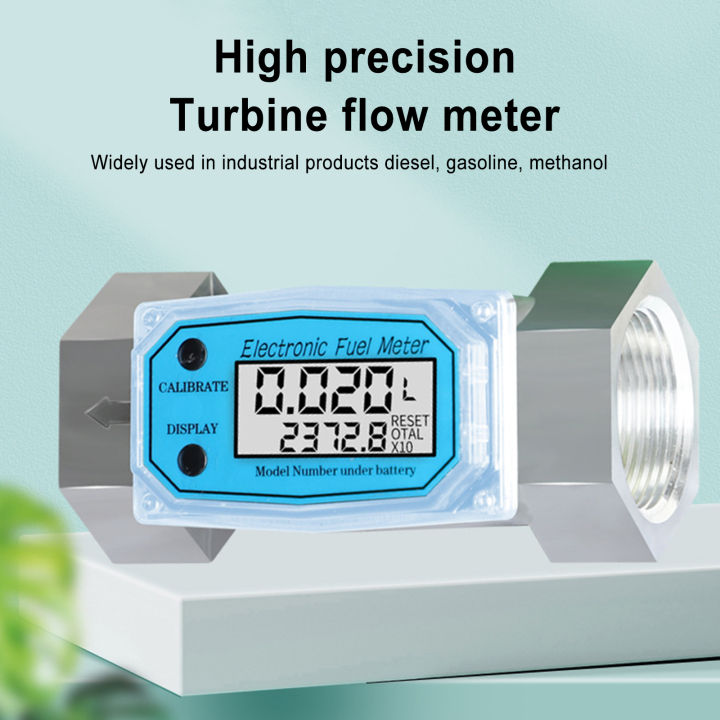 【No-profit】 Turbine Electronic Flow Meter Portable Digital Turbine ...