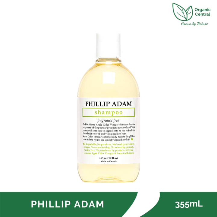 Phillip Adam Apple Cider Vinegar Shampoo Unscented 355mL | Lazada PH