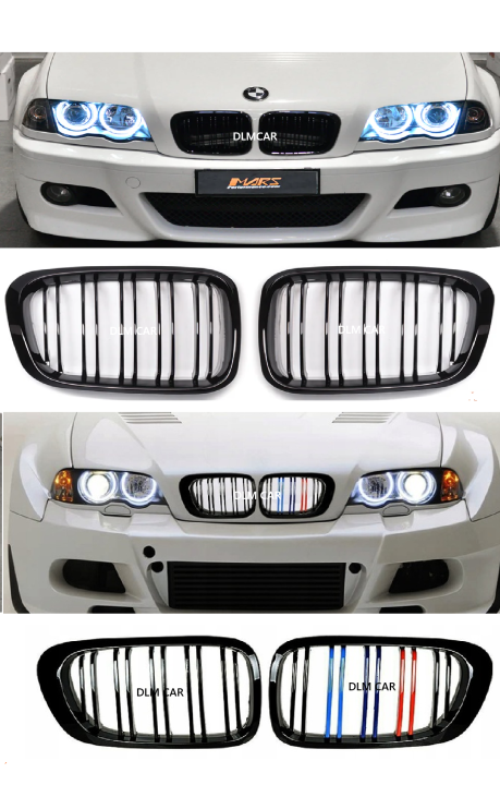 BMW E46 Pre Lci 1998-2001 grille Msport/ full black | Lazada