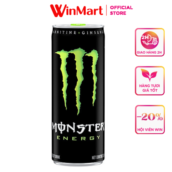 [Siêu thị WinMart] - Nước tăng lực Monster chai 355ml | Lazada.vn