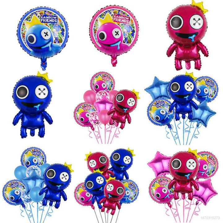 Kira Rainbow Friends Foil Balloon Set Children Kids Birthday Party