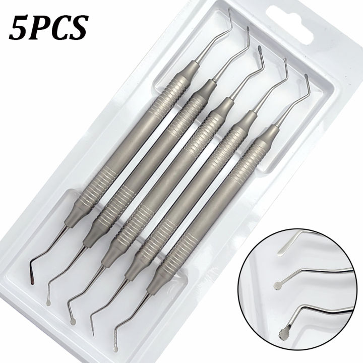 5Pcs Dental Gingival Cord Packer Retraction Instruments Separator ...