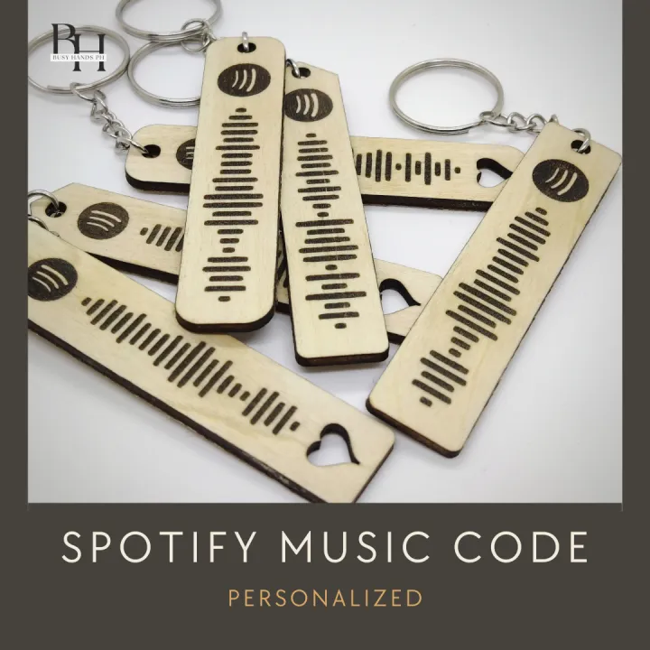 Scannable Spotify Music Code Keychains | Lazada PH