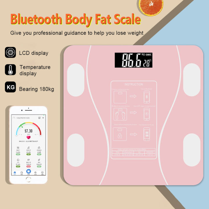Update Version Digital Body Weight Scale Body Composition Scale APP ...