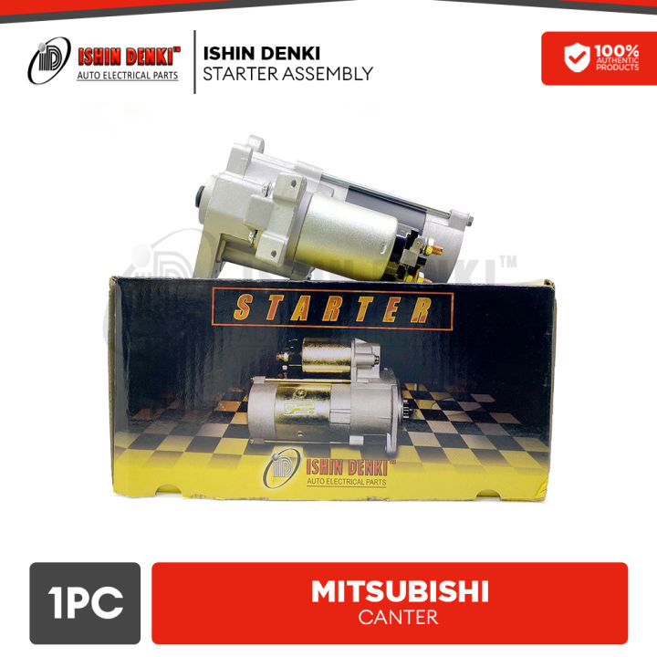 Ishin Denki Starter Assembly Mitsubishi Canter 4D32 4D33 4D36 3.5/24 ID ...