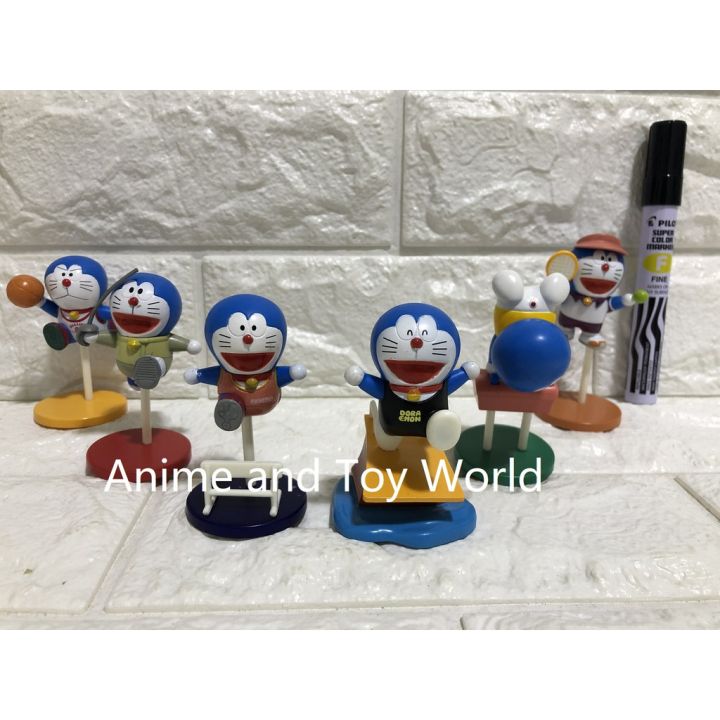 Doraemon Nobita Doraemon Set of 6 Sports Doraemon 12 Zodiac Collectible ...
