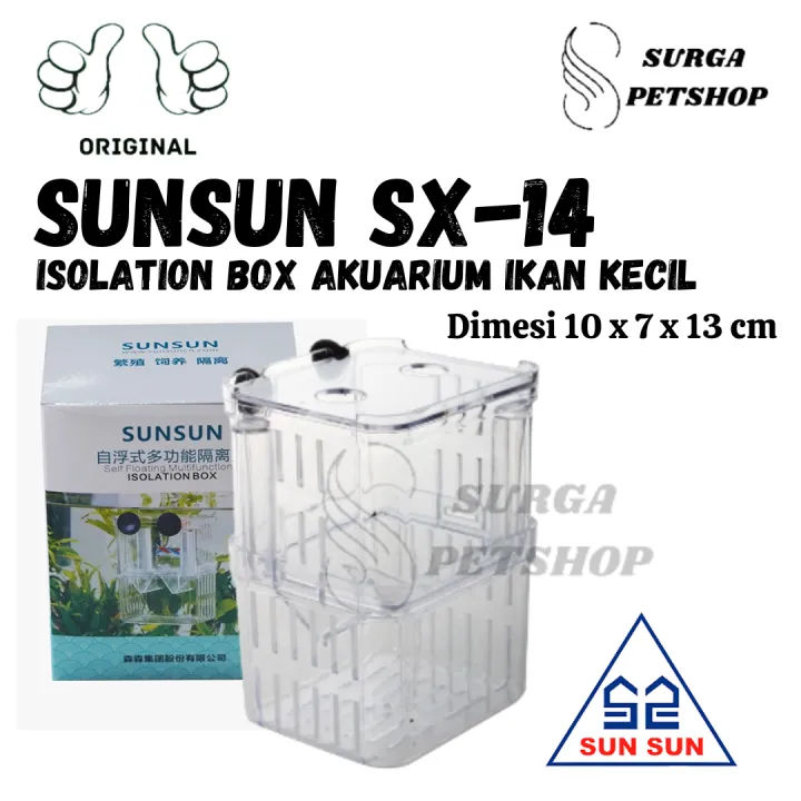 Sunsun Breeding Box Isolation Box SX 14 Kotak Isolation Isolasi Baby ...
