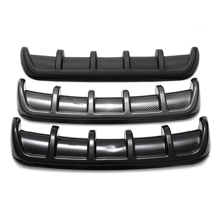 Universal Rear Bumper Chassis Spoiler Shark Deflector Diffuser 6 Fin ...