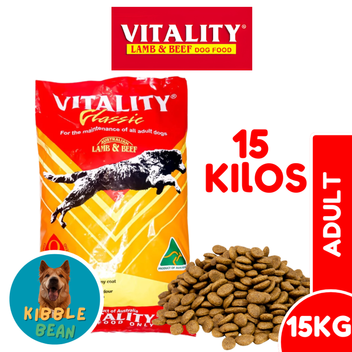 Vitality Classic Lamb & Beef Dog Dry Food (15KG) | Lazada PH
