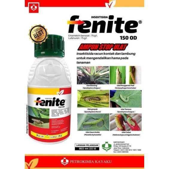 insektisida fenite 150 OD racun hama segala macam ulat 100ml | Lazada ...