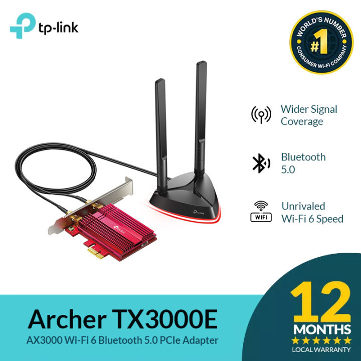 Tp-link archer TX3000E AX3000 WIFI6 Bluetooth 5.0PCIE adapter | Lazada PH