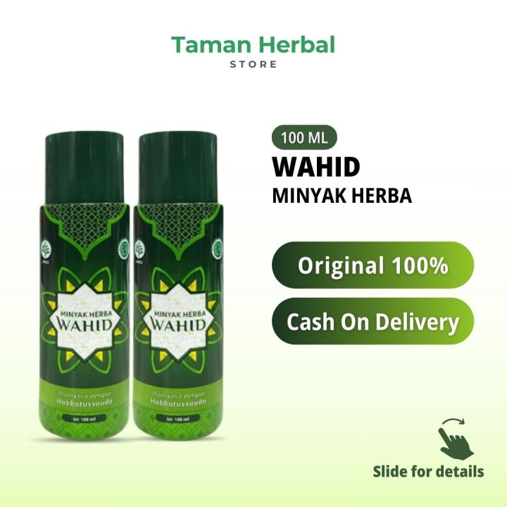 Minyak Herba Wahid | Minyak Gosok Herbal (100 ML) | Lazada Indonesia