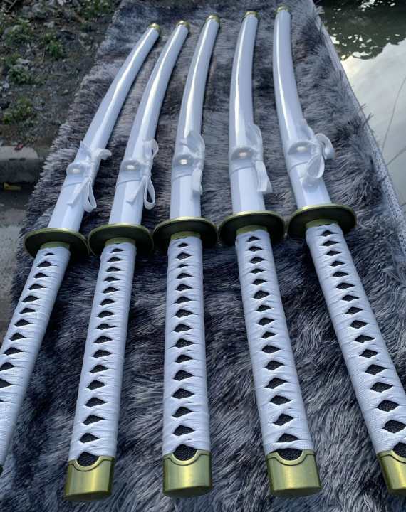 Anime Cosplay Zoro Wado Ichimonji Katana Life Size Scale Steel Material ...