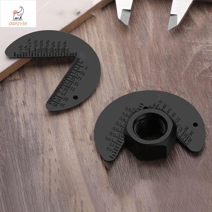 Ogf2150 Metric Screw Gauge Engineering Ruler Thread Measure Gauge Check