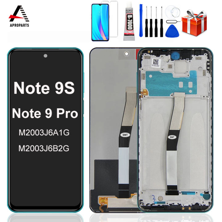Original LCD For Xiaomi Redmi Note 9S / Note 9 Pro Display Touch Screen Digitizer Assembly ...