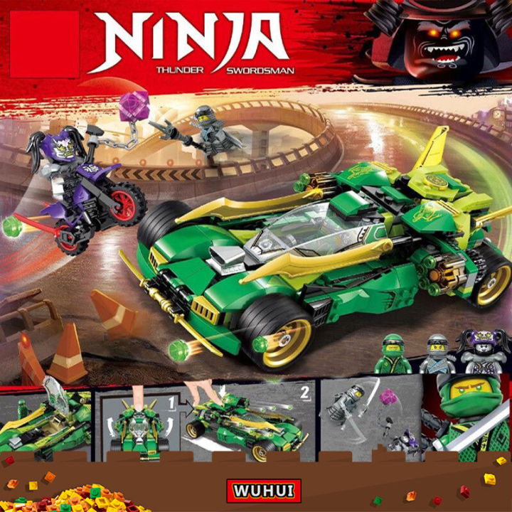 WUHUI 452PCS Ninja Building Block Set Toys Ninjago Ninja Kai Charger ...