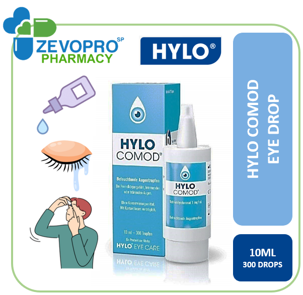 HYLO-COMOD 1MG/ML EYE DROP (10ML) [EXP 2025] | Lazada