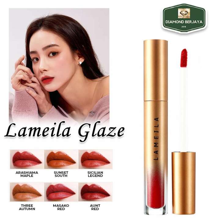 Lameila Lipstick Liquid Matte Gold Edition 1021 Waterproof Tahan Lama ...