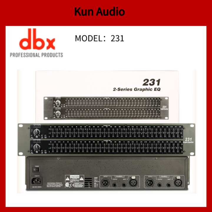 DBX 231/231s – 2 SERIES 31 BAND PROFESSIONAL GRAPHIC EQUALIZER-231/231s | Lazada PH