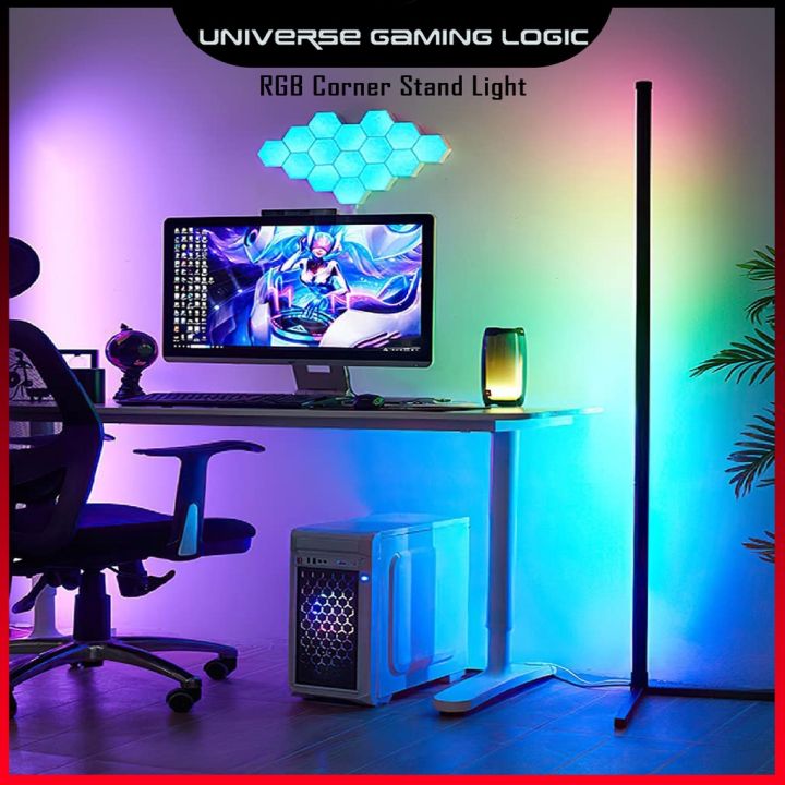 UGL RGB Light With Controller Room Ambient Light Room Stand Lampu Bilik ...