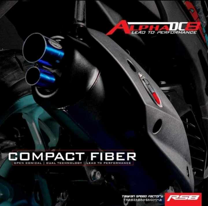 RS8 ALPHA DC8 POWER PIPE FOR NMAX V1 AEROX V1 REDSPEED RS8 180CC-220CC ...