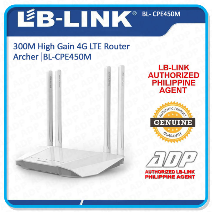 LBLINK 4G LTE Router Open Line LB-Link BL-CPE450M 300M High Gain 4G ...