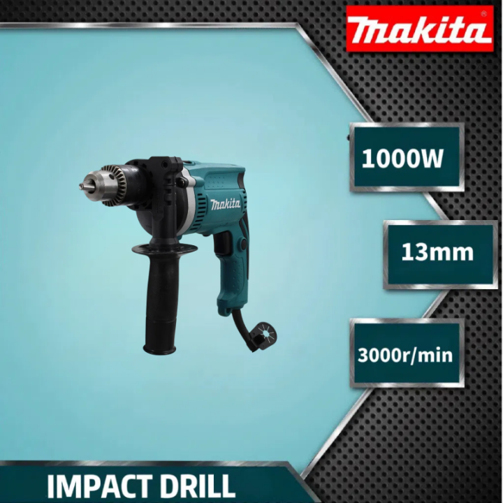Makita Impact Drill Set blue Hammer Protable Tool Barena Drill Set ...