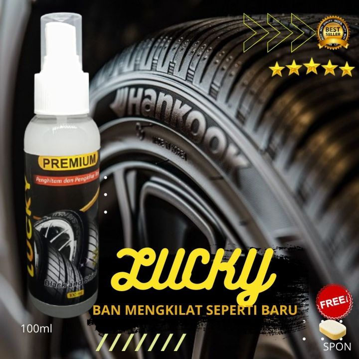 LUCKY SEMIR BAN MOTOR TAHAN LAMA 100 ML | Lazada Indonesia