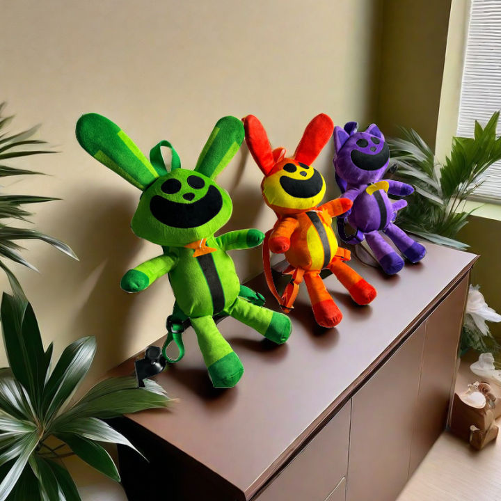 Smiling Critters Plush Doll Backpacks Smiling Critters Cat Nap Dogday ...