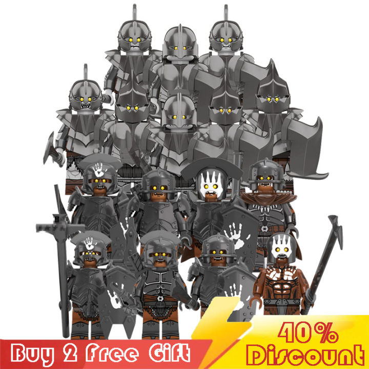 Orc Soldiers Building Blocks Toy The Lord of the Rings The Hobbit Uruk ...