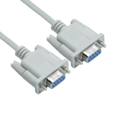 สาย DB9 9 pin Cross Serial RS232 Female to DB9 Female Connectors Cable ...