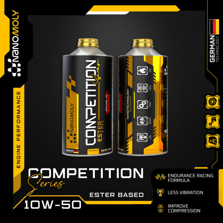 Nanomoly Competition Series Ester Based 10w-50 (1 Liter) | Lazada PH
