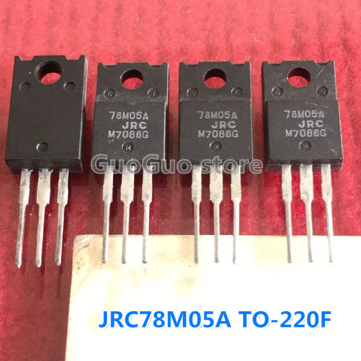 5Pcs 78M05A TO-220F NJM78M05FA NJM78M05A JRC78M05A TO220F สาม Terminal ตัวควบคุมพลังงานหลอดใหม่ ...
