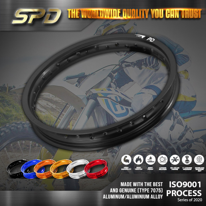 SPD® Motorcycle ALLOY RIM (BLACK) (36 HOLES) (120-17/425-17) (STANDARD ...