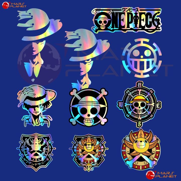 ONE PIECE LUFFY MOTORCYCLE CAR STYLING STICKER | Lazada PH