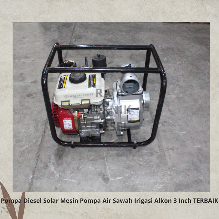 Pompa Diesel Solar Mesin Pompa Air Sawah Irigasi Alkon 3 Inch TERBAIK ...