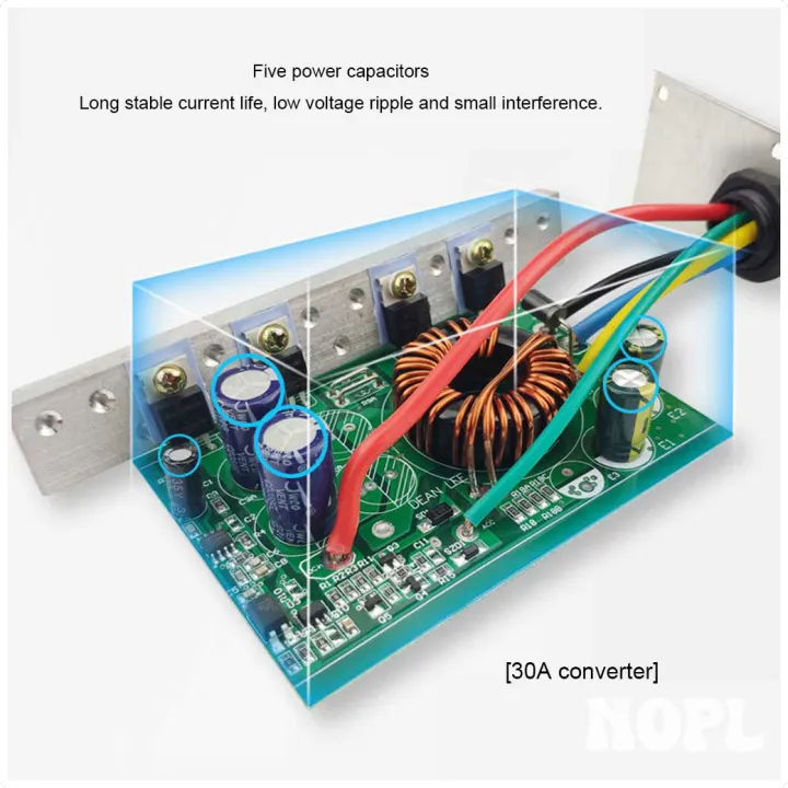 [NOPL] Electrocar Stepdown Converter Detachable Universal Overcurrent ...