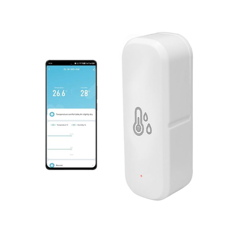 【Latest model】Temperature and Humidity Sensor for Smart Home Assistant ...