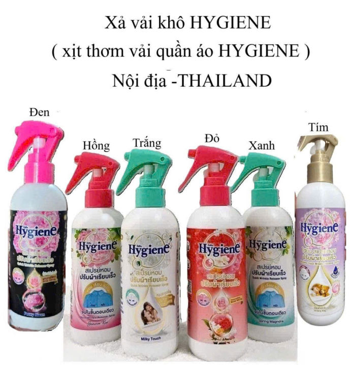 (STT) Xịt thơm quần áo HYGIENE chai 220ml - Hàng Thái Lan | Lazada.vn