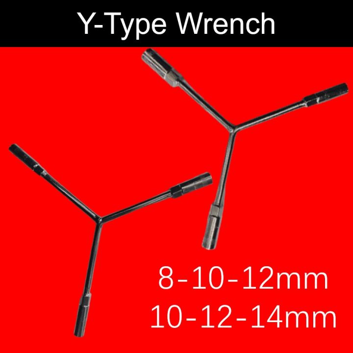 Toyu Multi-Purpose Hex Socket Truck Wheel Wrench Y-Wrench Wheel Wrench ...