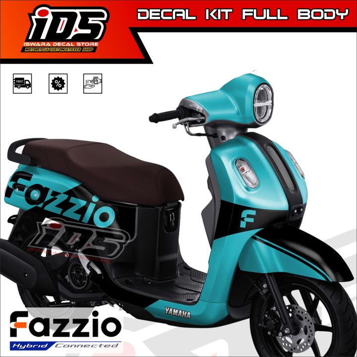 (PROMO) Decal Yamaha Fazzio Stiker Motor Fazzio Dekal Fazzio Stiker ...