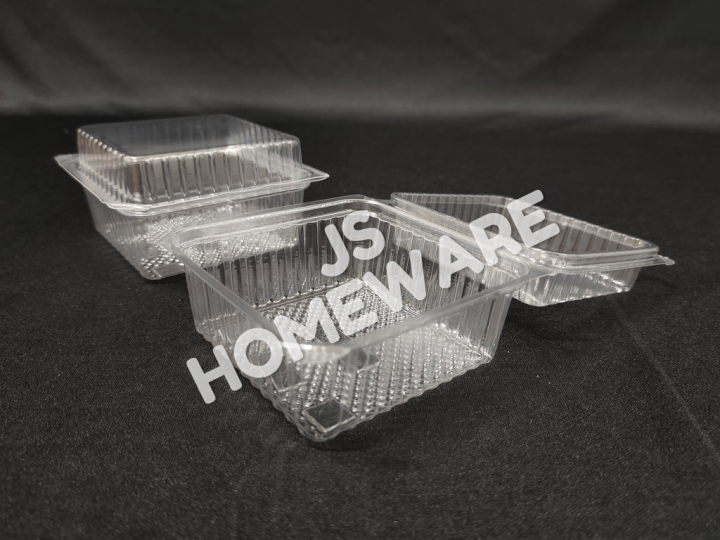 Kuih Container BX186 / Disposable Plastic Clear Bakery Container (50pcs ...